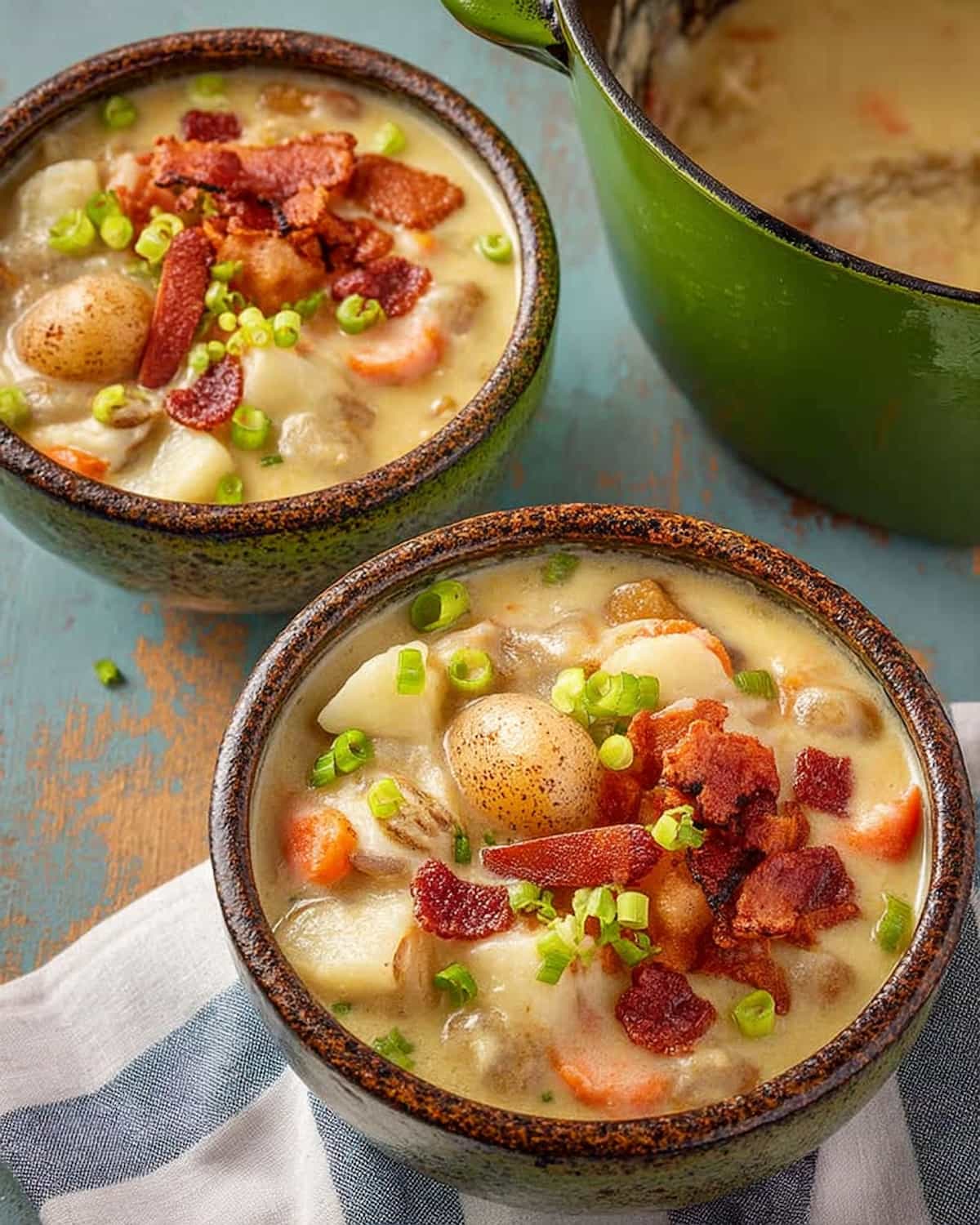 Crock Pot Potato Leek Soup Loaded & Creamy