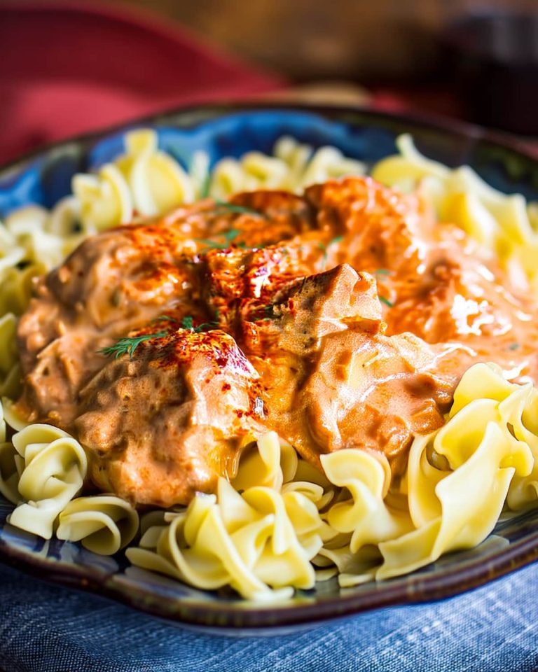 Slow Cooker Chicken Paprikash Creamy & Rich